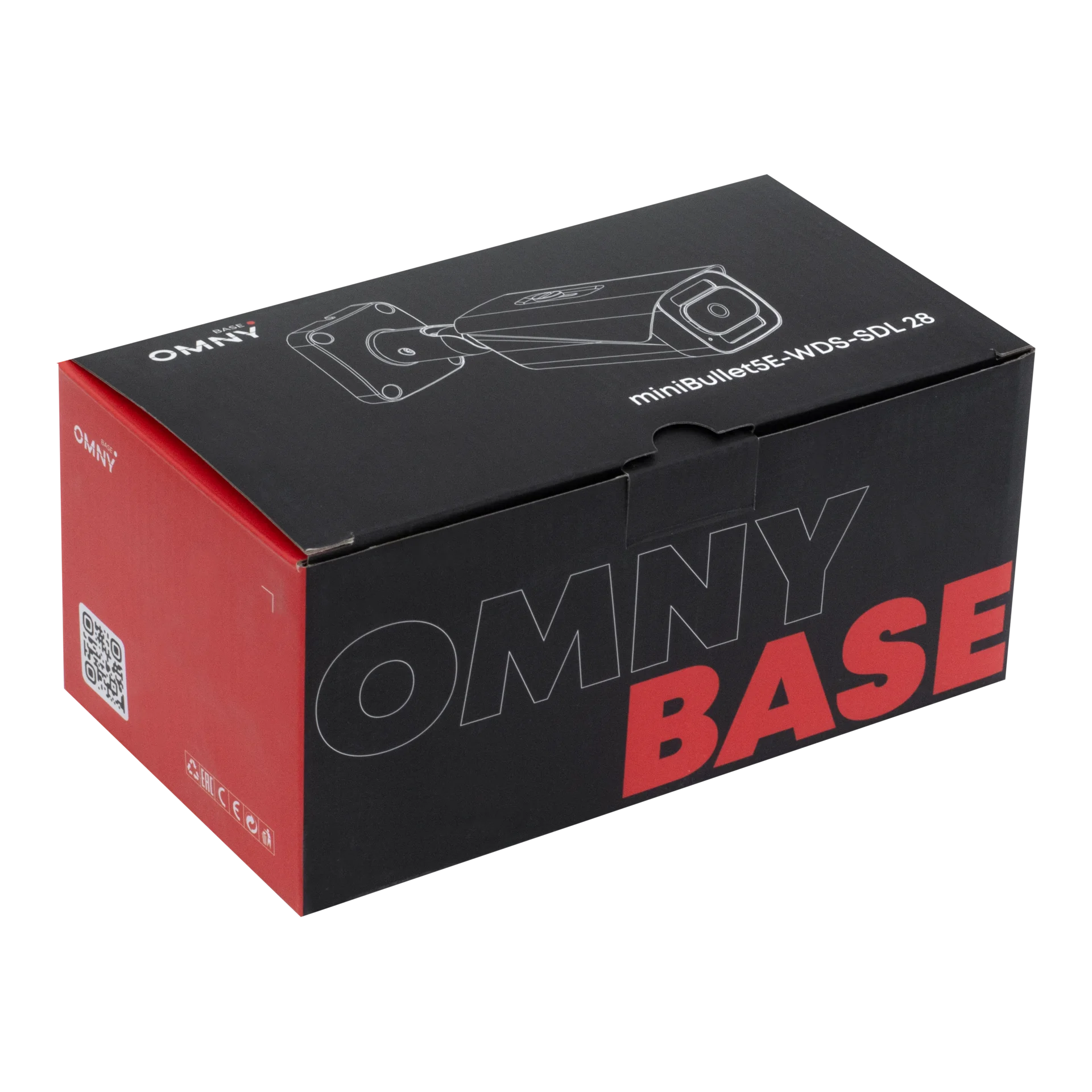 Камера сетевая буллет 5Мп OMNY BASE miniBullet5E-WDS-SDL-C 28 с двойной ...